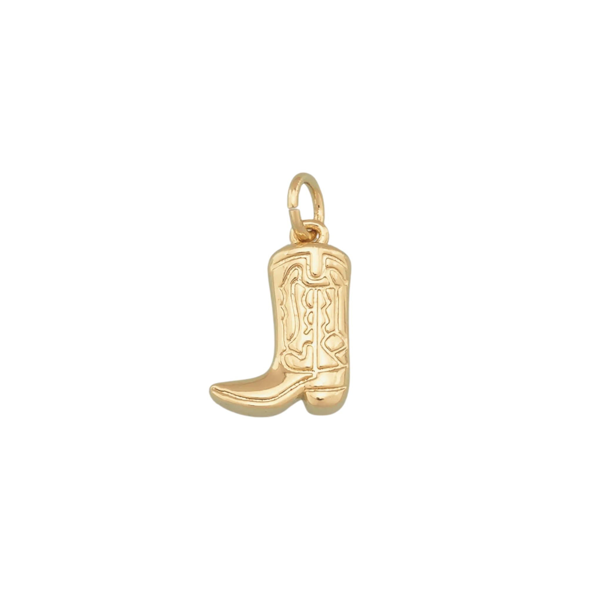 Gold Cowboy Boot Charm – The Traveling Penny